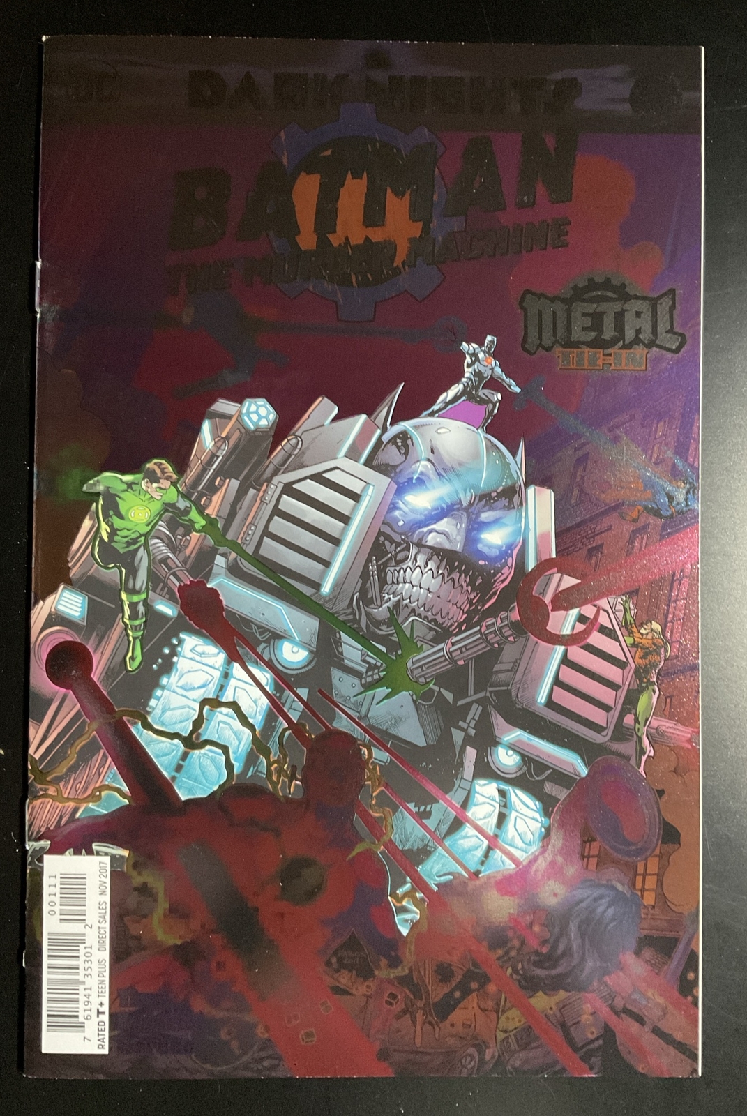 Batman The Murder Machine #1 Comic Book 2017 NM Foil Cover Jason Fabok ...