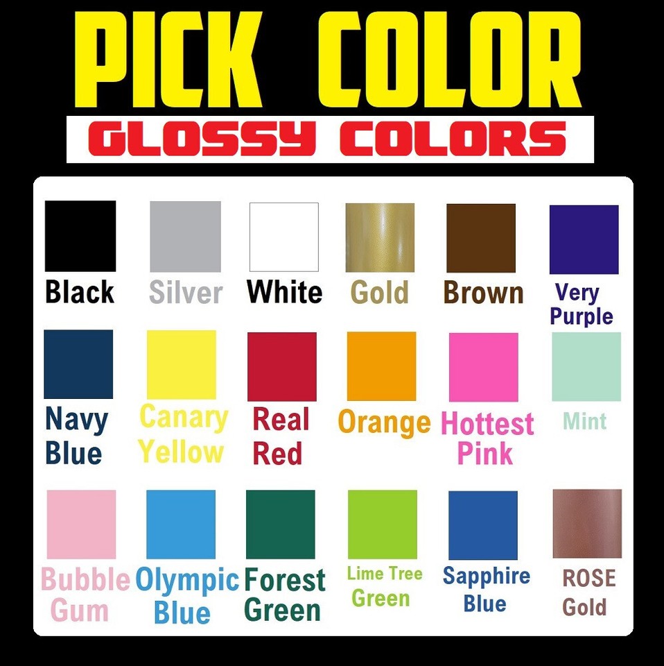 CUSTOM VINYL WINDSHIELD BANNER Lettering Decal Name Sticker Window ...