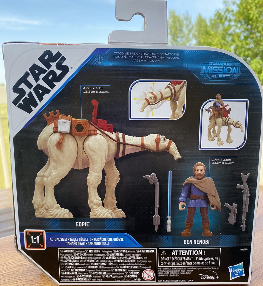 Star Wars Mission Fleet Ben Kenobi & Eopie, Tatooine Trek Figure ...