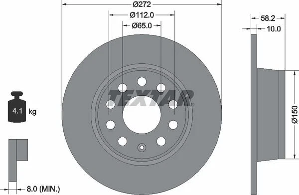 Car Disc Brake Dimensions