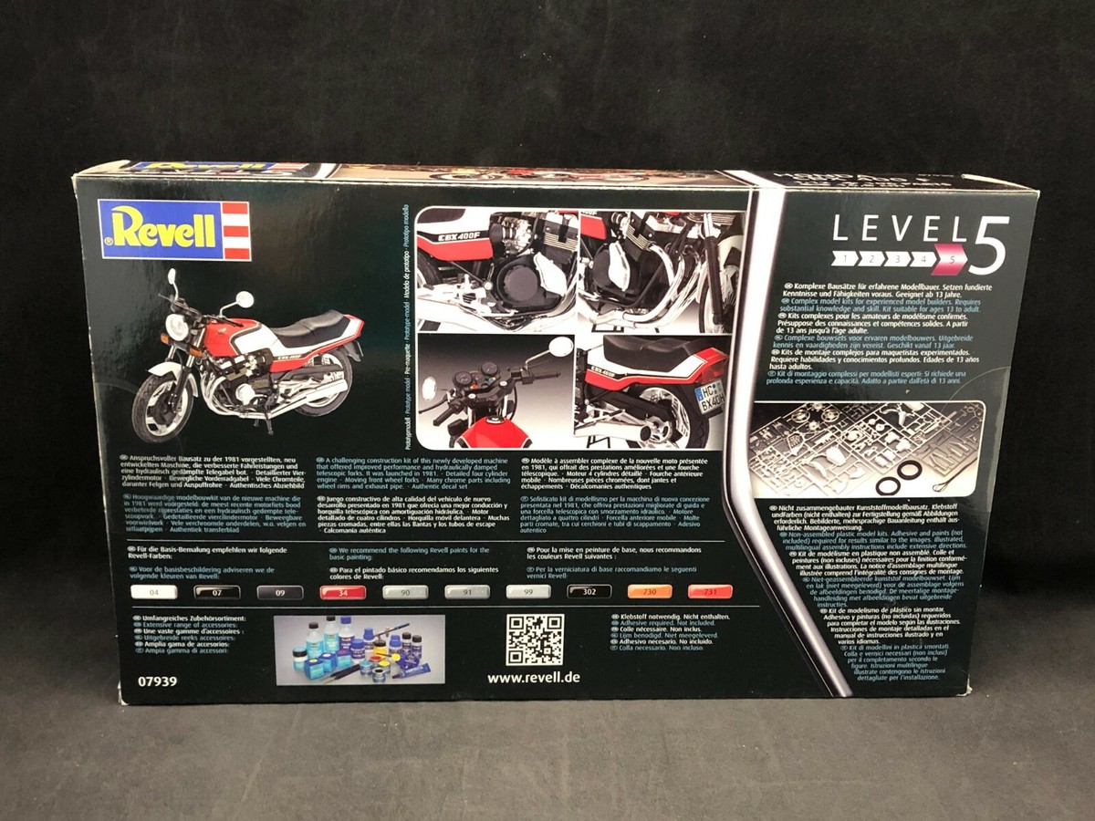 Revell Model Kit Revell Honda CBX 400 F Plastic Model Kit - 1:12 Scale ...