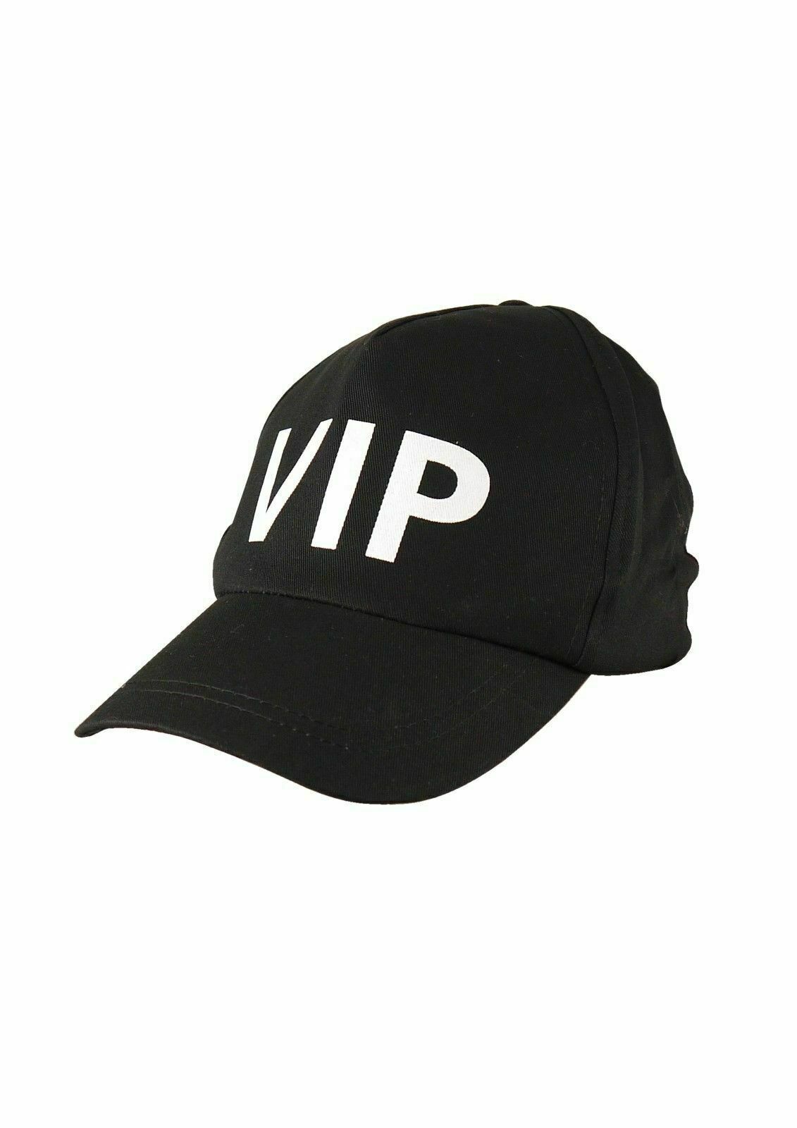 Black Cap VIP Hat Adult Fancy Dress Accessories Hollywood Concert ...