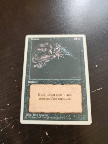 1995 MTG Magic the Gathering 4th Edition - Terror - NM w2 | eBay