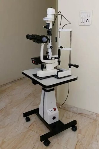 Slit Lamp With Motorized Table Accessories Ophthalmic Fast Free ...