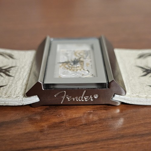 Fender Guitar Wide Rock Band Watch Leather Water Resistant NEW BATTERY ...