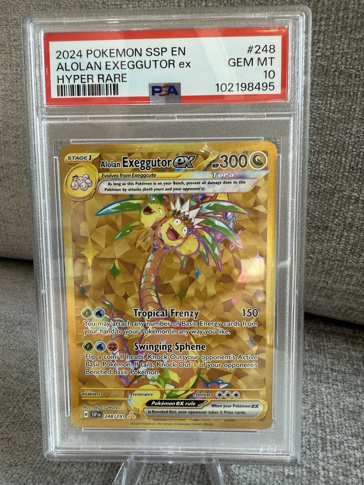 Alolan Exeggutor ex 2024 Scarlet & Violet: Surging Sparks #248/191 ...