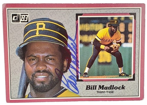 Donruss Bill Madlock Card 30 Pittsburgh Pirates 1983 Action All Star ...