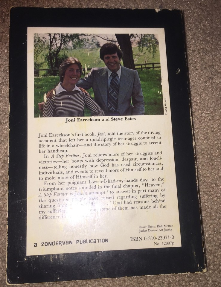 A Step Further by Joni Eareckson & Steve Estes 9780310239710 | eBay