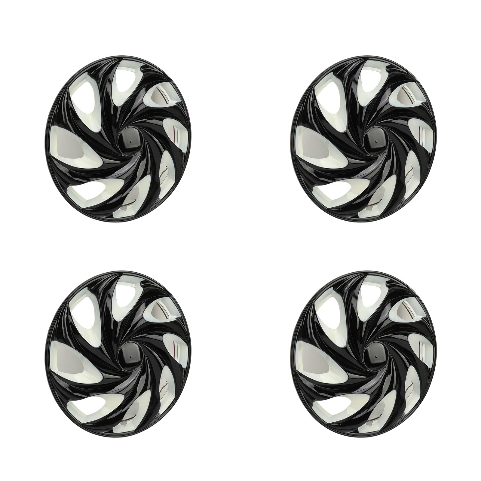 4pcs 15in Wheel Hub Caps Scratch Resistant Universal Wheel Rim Cover ...