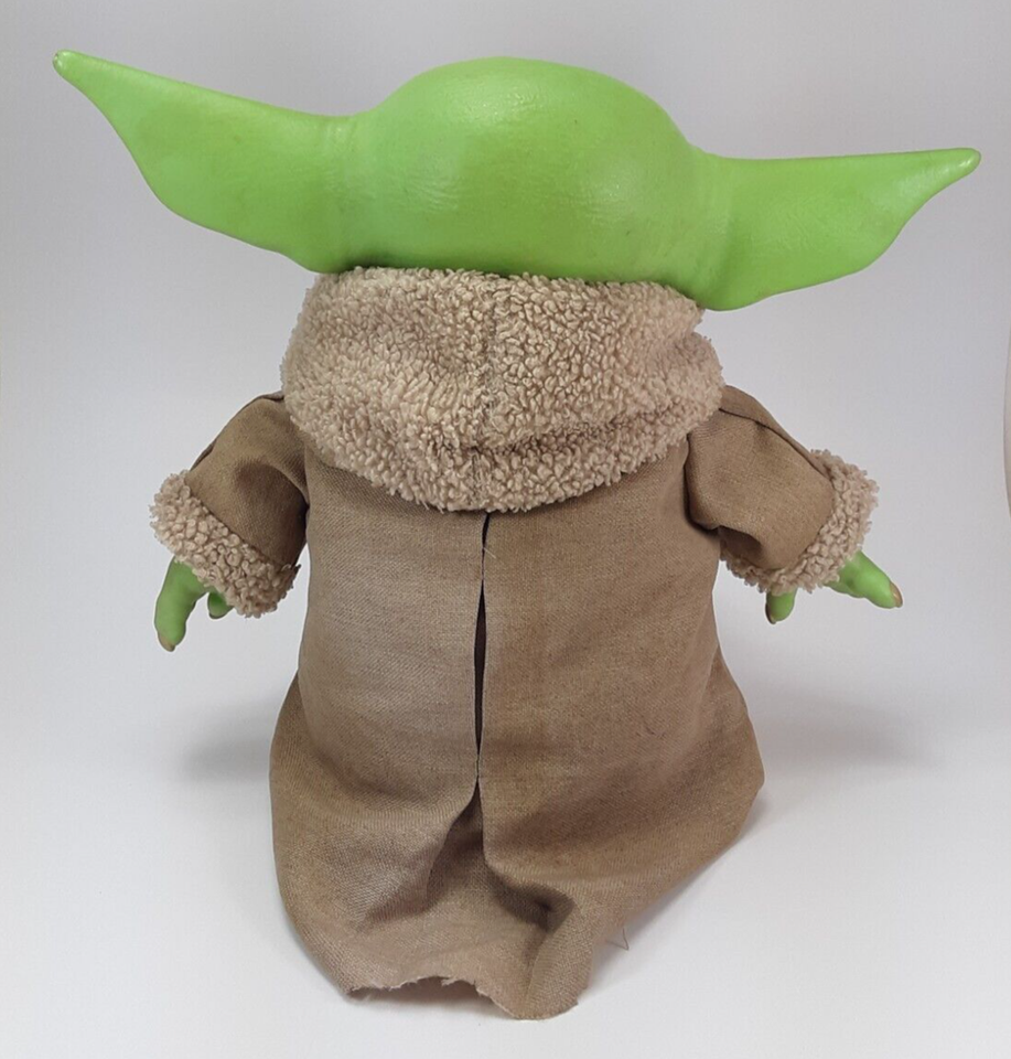 2020 Stars Wars The Mandalorian Baby Yoda Grogu Plush & Rubber Doll 12 ...