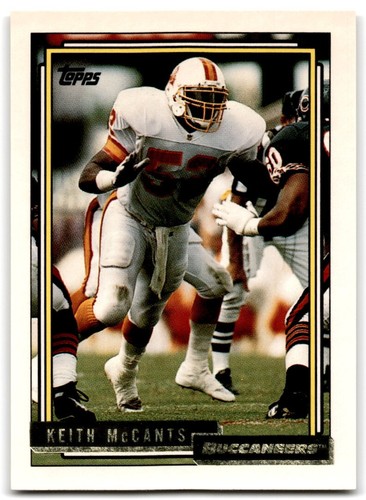 1992 Topps Gold Keith McCants Tampa Bay Buccaneers #280 | eBay