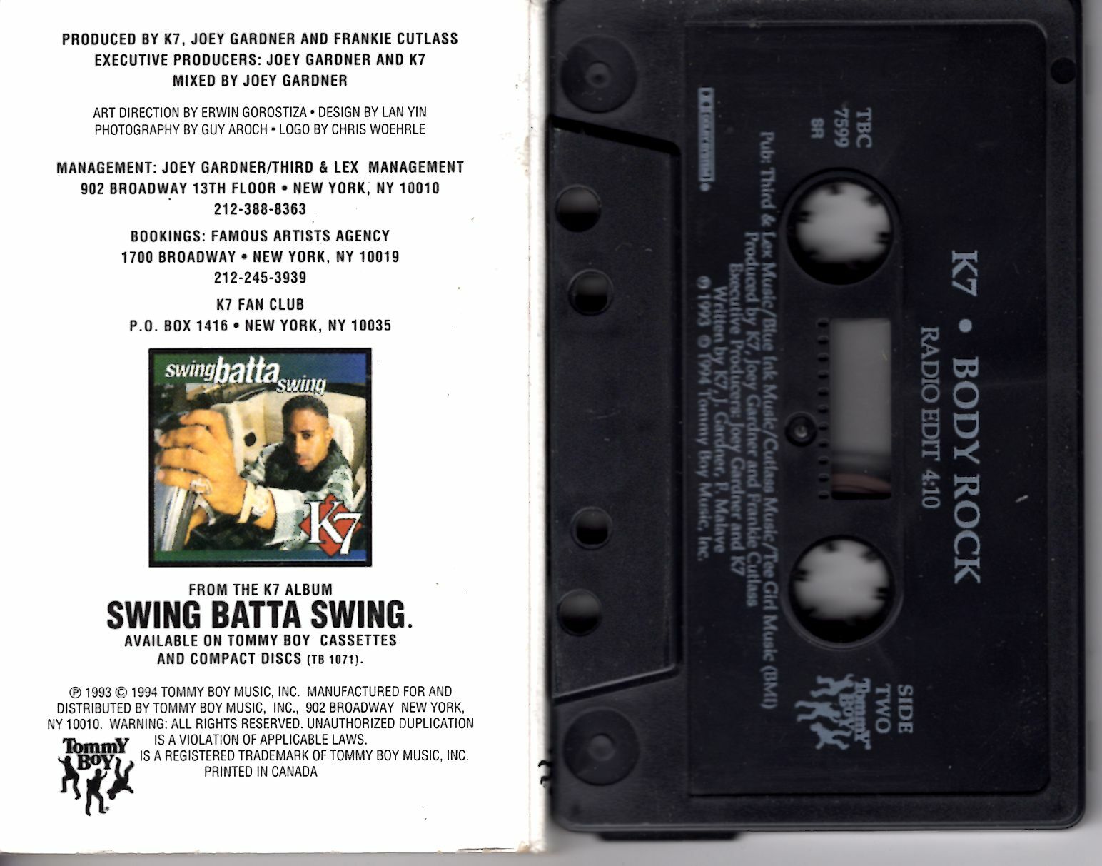 K7 Zunga Zeng 1994 Cassette Tape Single Rap Hiphop | eBay