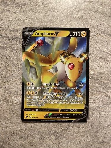 Ampharos V - 049/185 - Ultra Rare - Vivid Voltage - Pokemon TCG | eBay