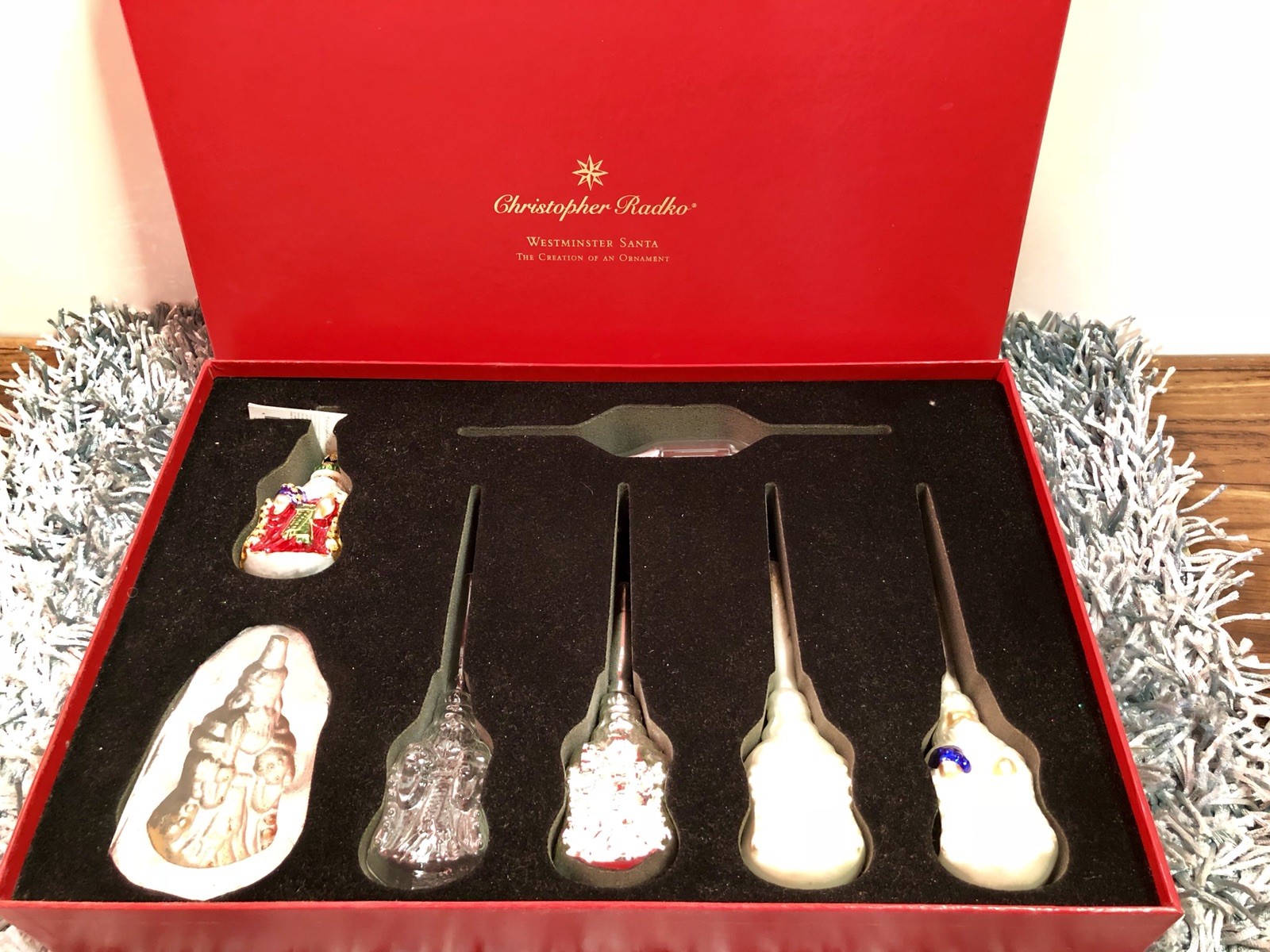 RARE- Boxed Set- Christopher Radko- Creation Of An Ornament ...