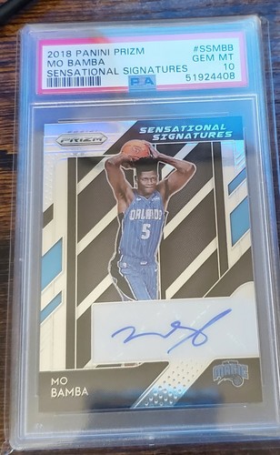 2018 Panini Prizm #MBB Rookie RC Mo Bamba Sensational Signatures Auto ...