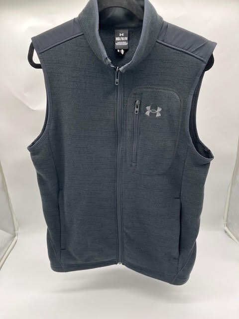 Under Armour Vest Men's Small New Specialist Fleece Zip Jacket MSRP $80 ...