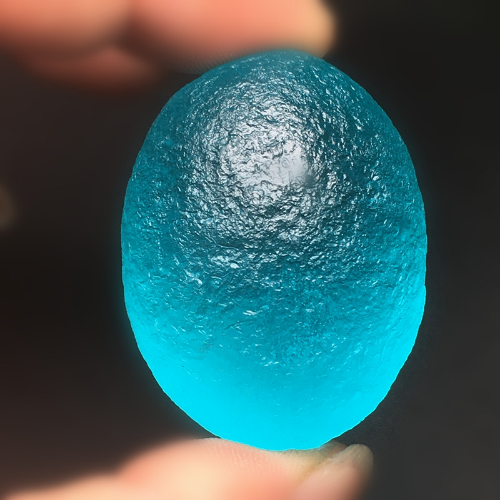 Natural Blue Meteorite Original Stone Pendant Healing Spirituality 1pcs ...