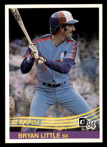 Bryan Little 1984 Donruss Rookie Card #157 Montreal Expos | eBay