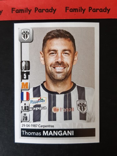 Thomas Mangani 36 Angers Image Sticker Panini Foot France Ligue 1 2018 ...
