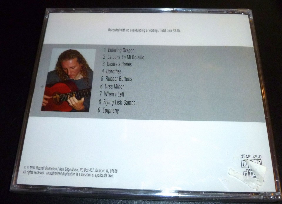 New! RUSSELL DONNELLON "Ursa Minor" (CD 1991) 9-Tracks ***SEALED*** OOP ...