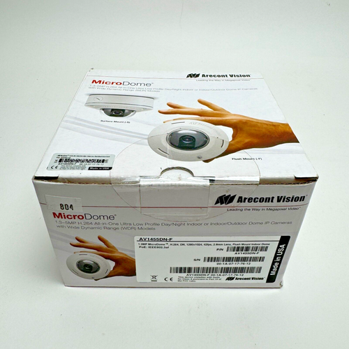 Arecont Vision AV1455DN-F MicroDome IP Camera WDR 1.3MP – Open Box | eBay Australia