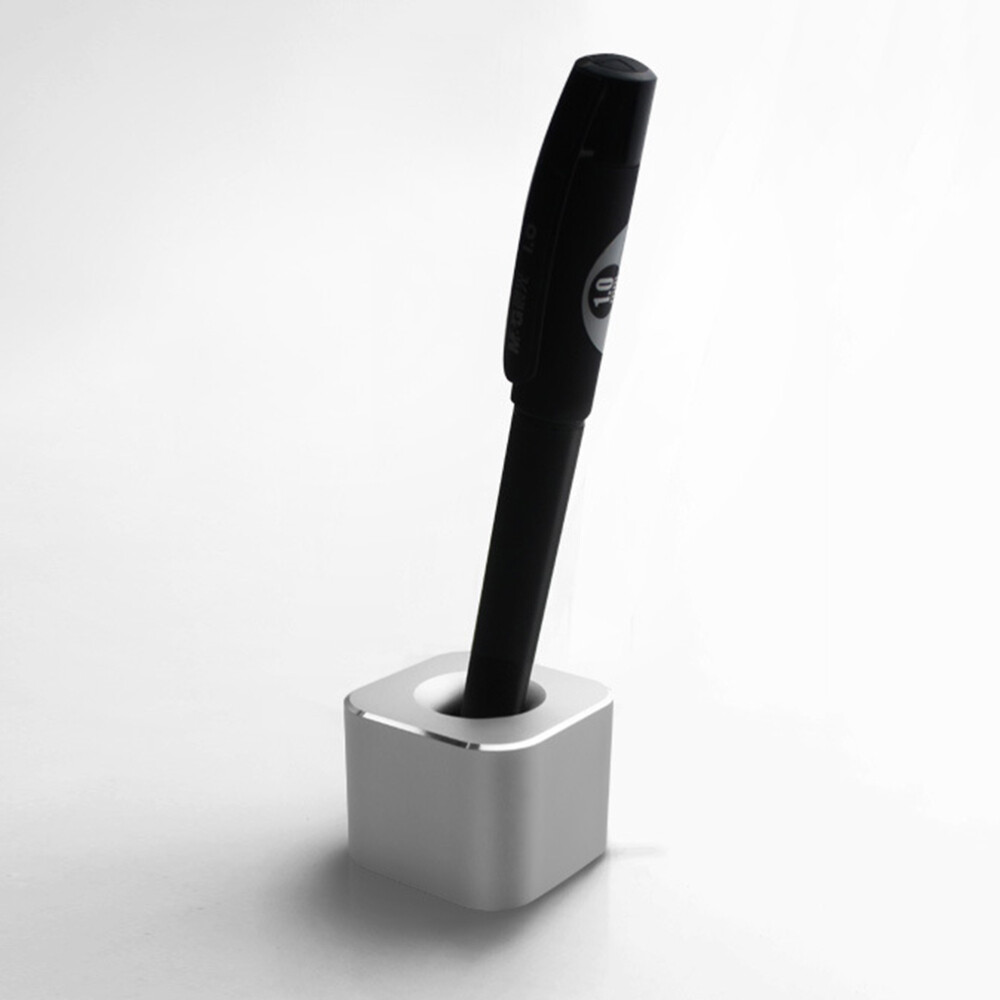 1 pc metal pen holder square stand single pencil holder Single Pencil ...