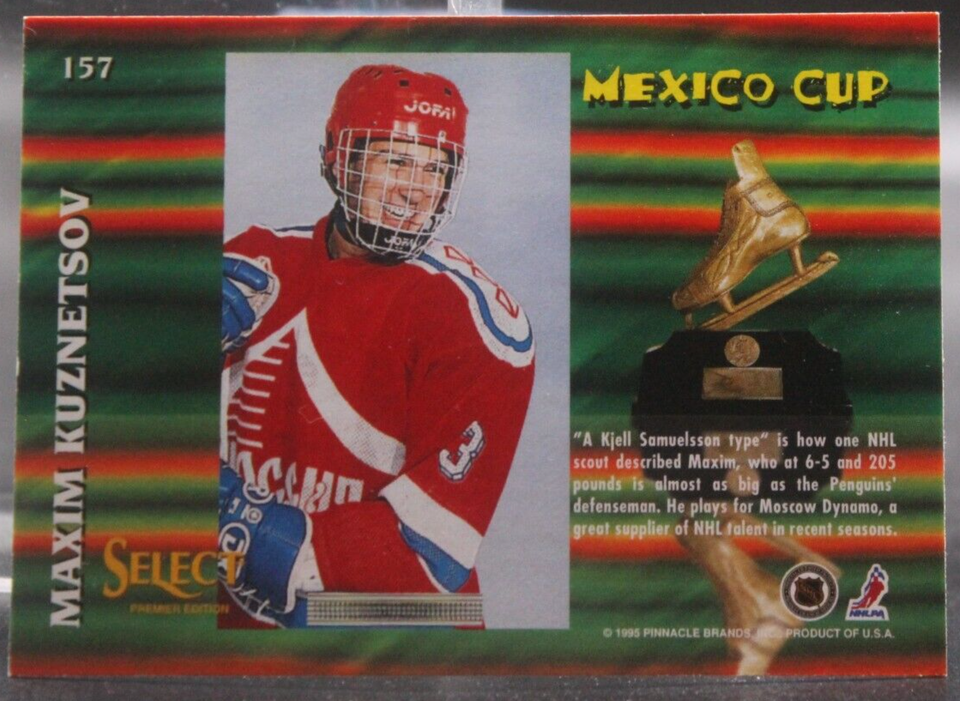 Maxim Kuznetsov (Russia/RC) 1995-1996 Select #157 | eBay