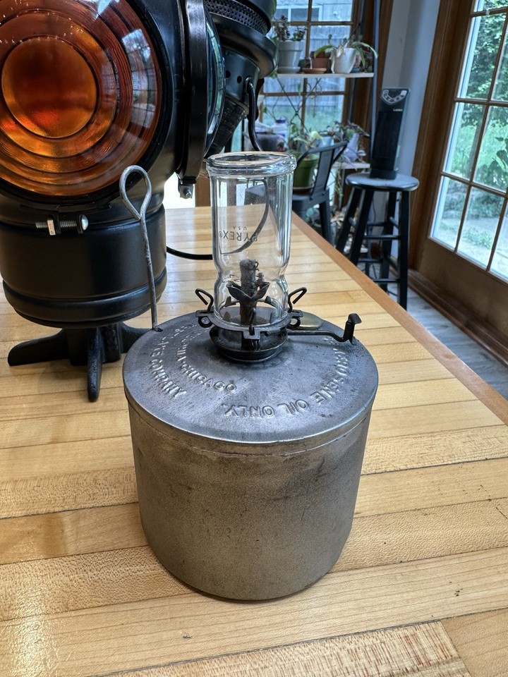 Pennsylvania Railroad Switch Lamp Lantern Adlake WORKING CONDITION! PRR ...