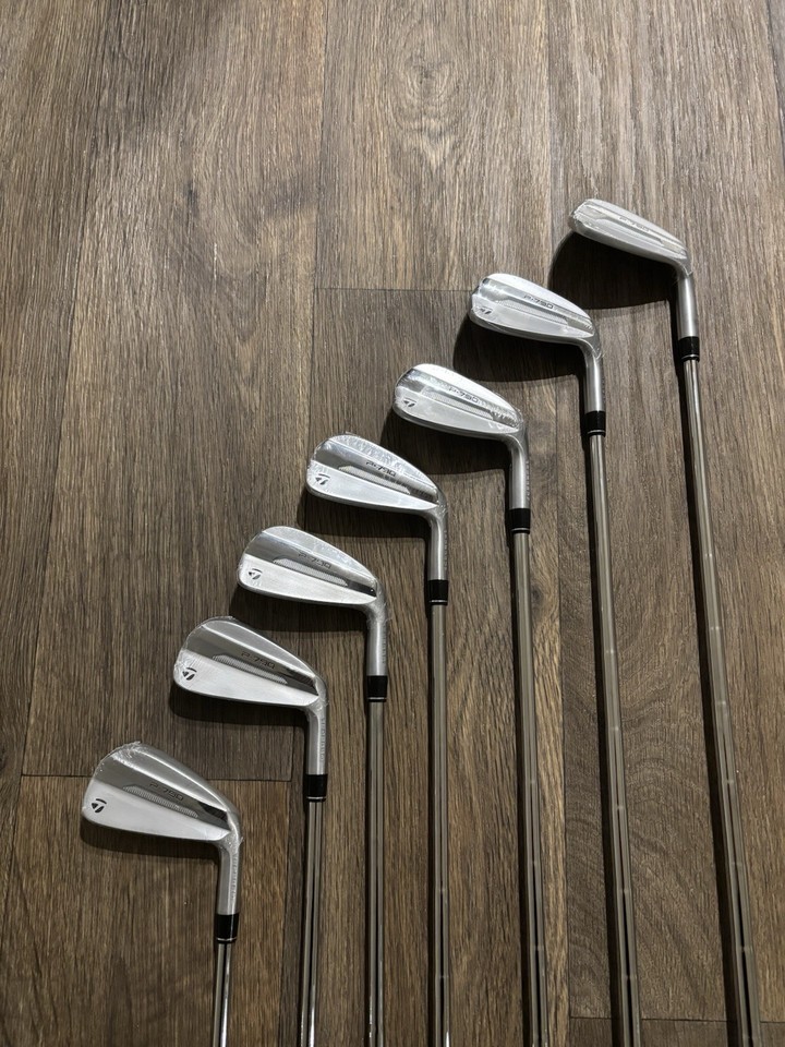 NEW RH Taylormade P790 iron set 4-PW S300 Gold Stiff | eBay