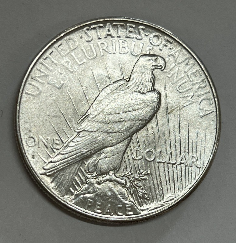 1927-S San Francisco Mint Peace Dollar Slider Uncirculated Better Date ...