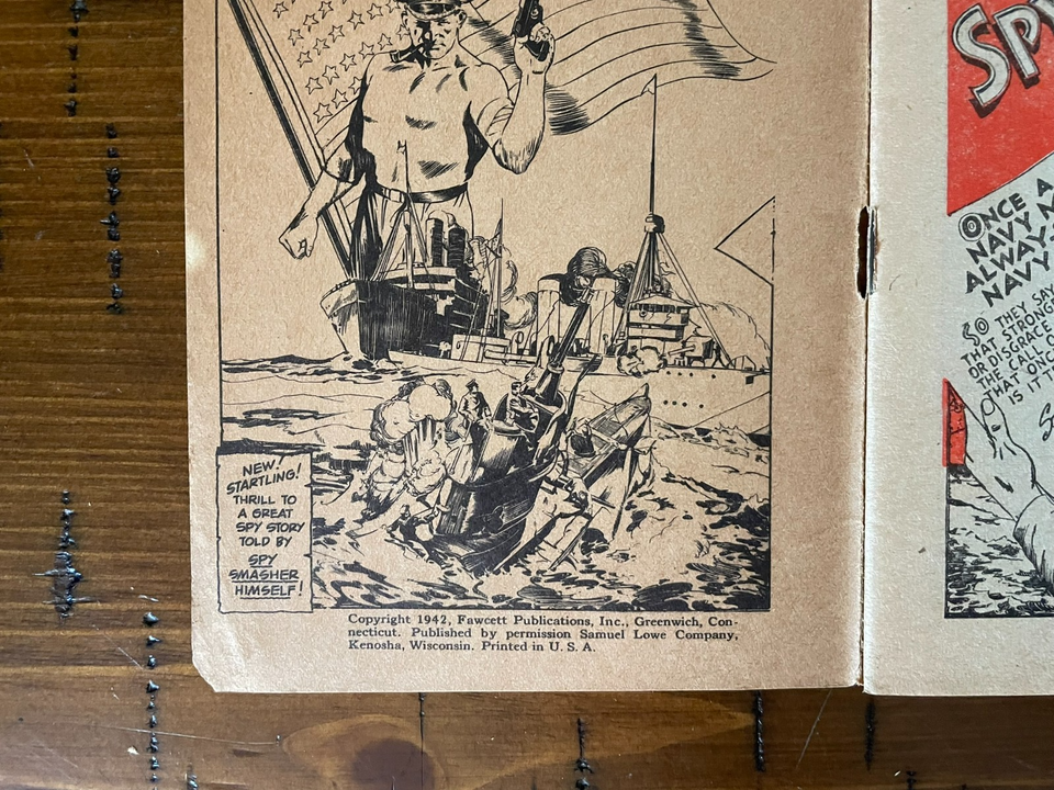 Lot of 9 Spy Smasher No. 11 Mighty Midget Comic Books - Fawcett 1942 | eBay