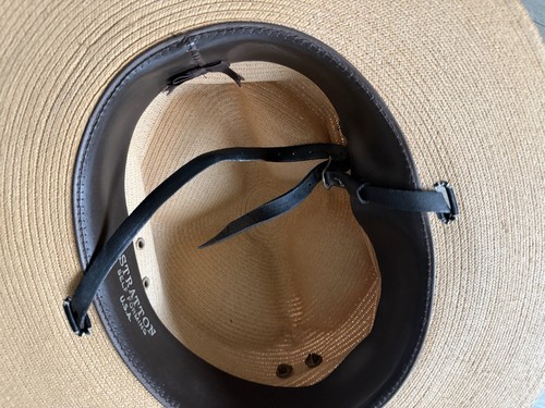 Vintage Stratton Self Forming Campaign Hat USA Park Ranger Style Tan | eBay