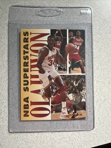 HAKEEM OLAJUWON 1993-94 Fleer NBA Superstars Houston Rockets #15 Of 20 ...