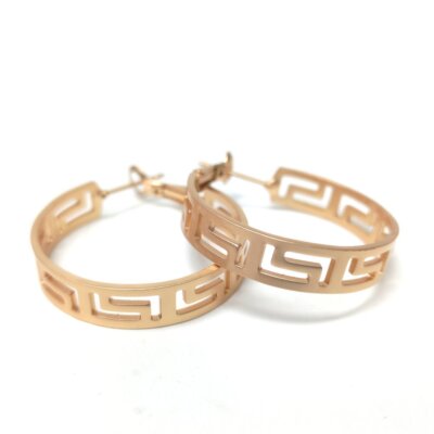Jacqueline Kent Famous Key Designer Hoop Earrings (Gold, 30MM) | eBay