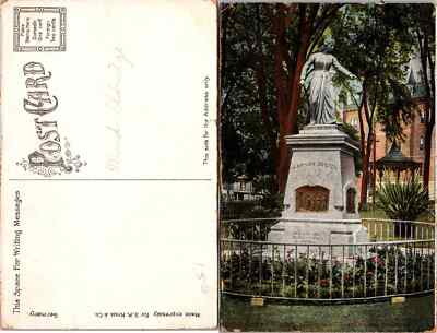 postcard - Hannah Dustin Memorial Haverhill Massachusetts | eBay
