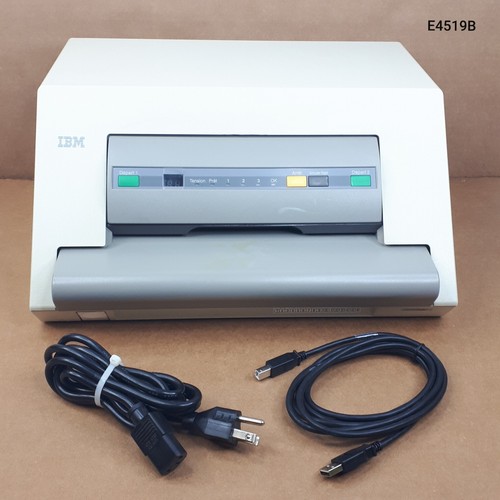IBM 9068-A01 Serial Parallel USB Banking Passbook French Beige Printer ...