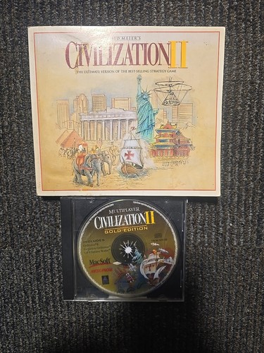 Civilization II Gold Edition CD-Rom Game for Mac Plus Strategy Guide ...