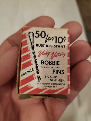 1930s Vicky Victory bobbie pins Smith Victory Corporation Buffalo, NY ...