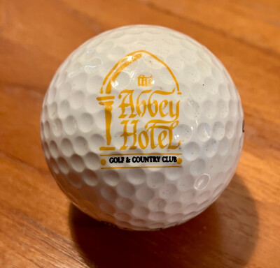 Vintage Abbey Hotel Golf & Country Club (United Kingdom) Logo Golf Ball ...