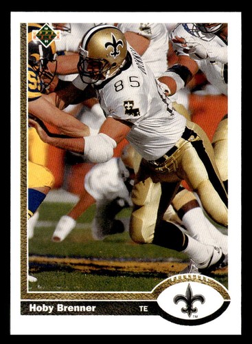 1991 Upper Deck Hoby Brenner #391 New Orleans Saints Football Card | eBay