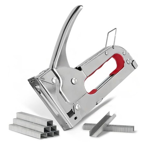 Staple Gun Heavy Duty for DIY Fabric, Furniture - Stapler with 500pcs ...