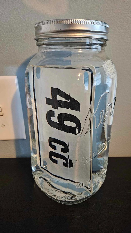 Scooter Tag 49cc Made in USA 7x4 50cc Ployboard License Plate 49 cc ...