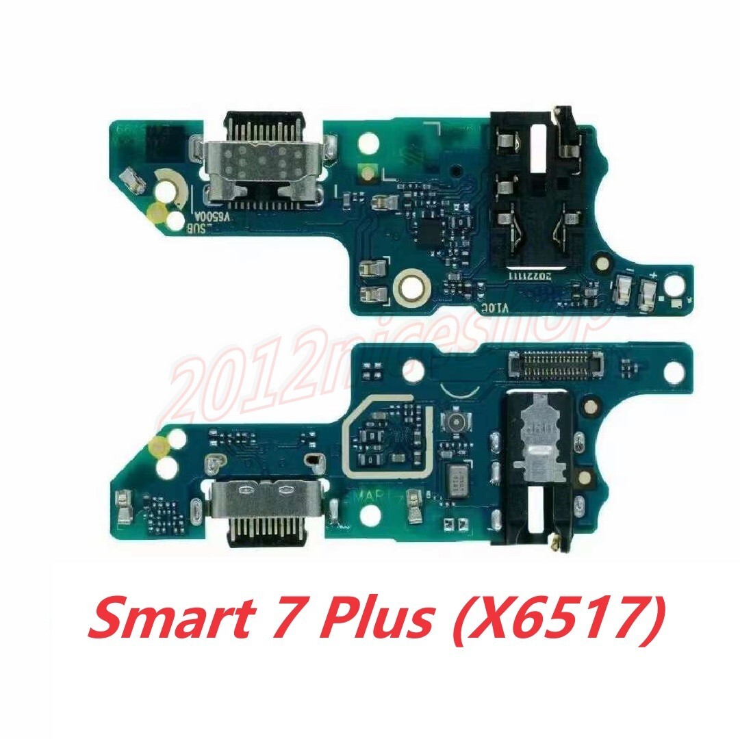 OEM Charging Port Audio Jack Connector Board For infinix Smart 7 Plus ...