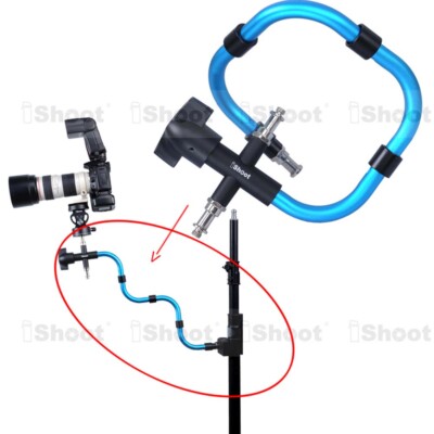 Support Bracket Holder f Manfrotto MA050A Snake Arm Camera Flash Tripod ...