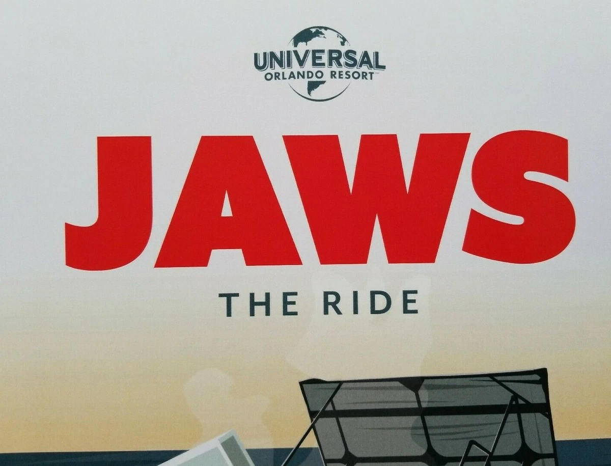 Jaws The Ride Poster