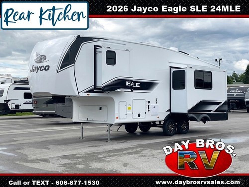 26 Jayco Eagle SLE 24MLE Lite Fifth Wheel RV Towable Camper Slides 28 ...