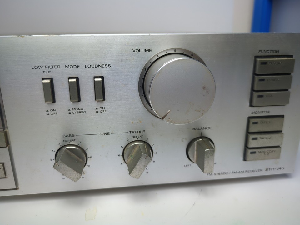 SONY STR-V45 VINTAGE AM/FM STEREO RECEIVER - TESTED | eBay