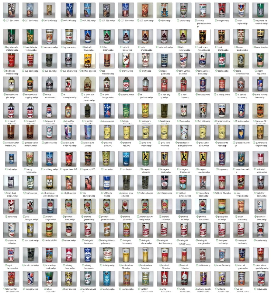 Clipper by Renner's NOVELTY / REPLICA low-profile cone top beer can ...