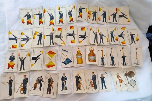 Bulk Lot x43 Vintage Vice Regal Tobacco Trading Cards - Signalling ...