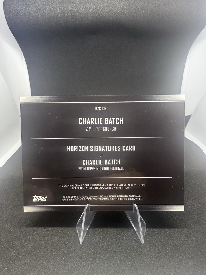 2024 Topps Midnight- Charlie Batch Horizon Signatures Auto #HZS-CB /5 ...